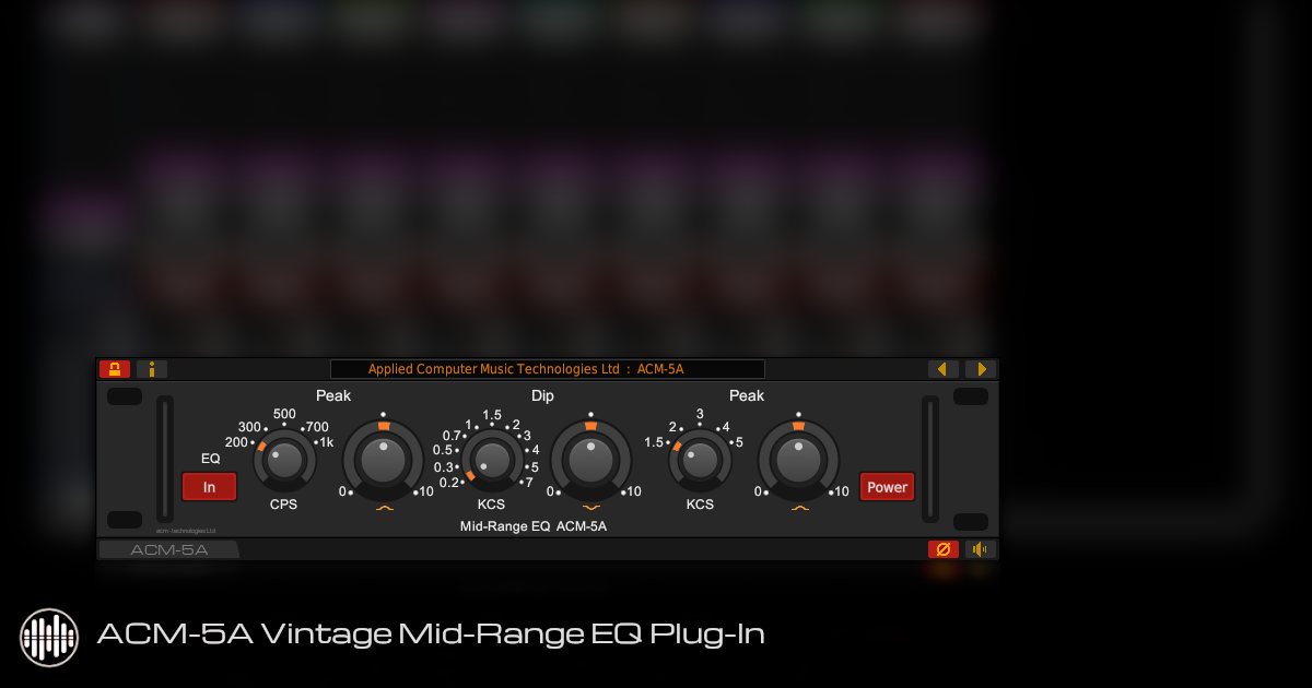 Applied Computer Music Technologies Ltd | ACM-5A - Mid-Range EQ Plug-In ...