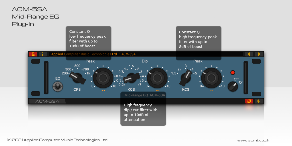 Applied Computer Music Technologies Ltd | ACM-5SA - Vintage Mid-Range ...